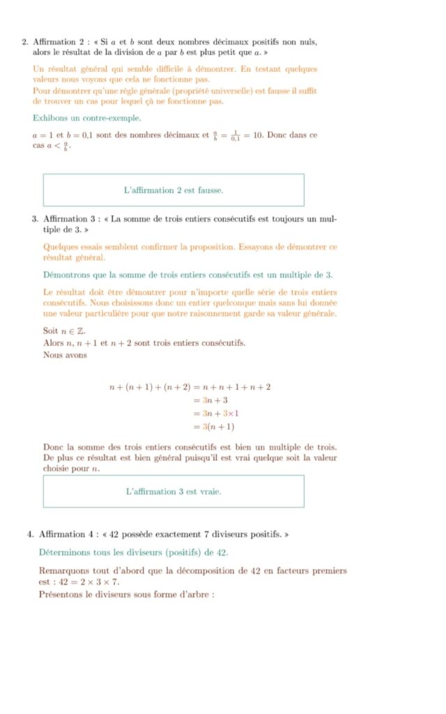 Exercices maths CRPE : vrai ou faux | Maîtresse aux Lunettes